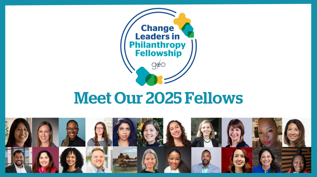 2025 Change Leaders in Philanthropy Fellowship Cohort - GEO