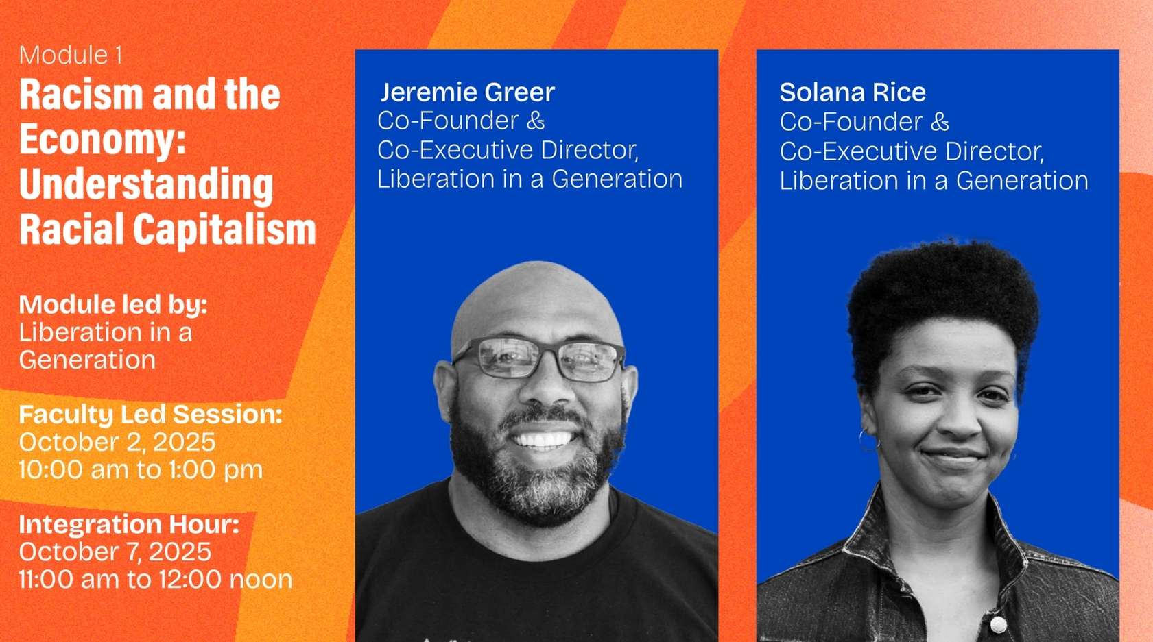 FRE Session One: Racism and the Economy: Understanding Racial ...